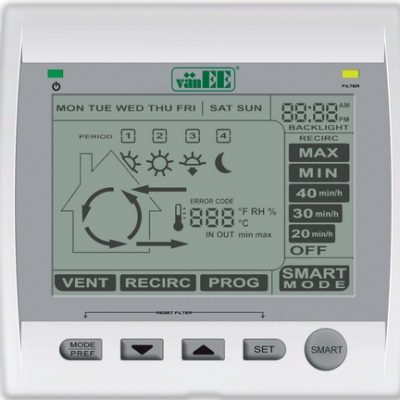 Échangeur d’air rabais | Commande murale Bouton-poussoir lumineux 20 ...